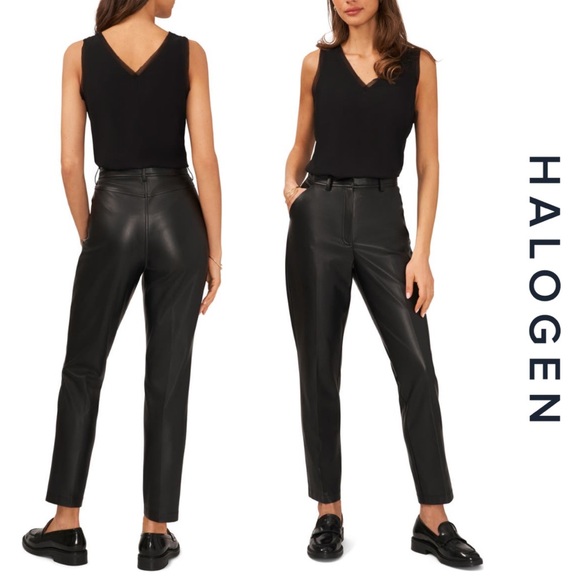 Halogen | Pants & Jumpsuits | Nwt Halogen Straight Leg Faux Leather ...